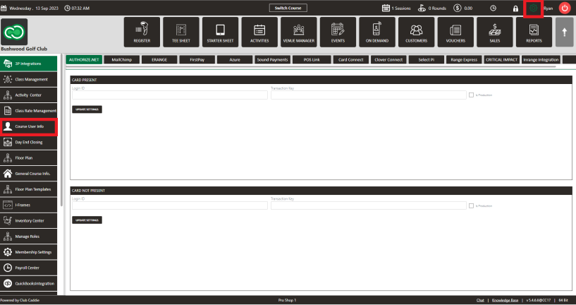 Register : Employee Tab Identification