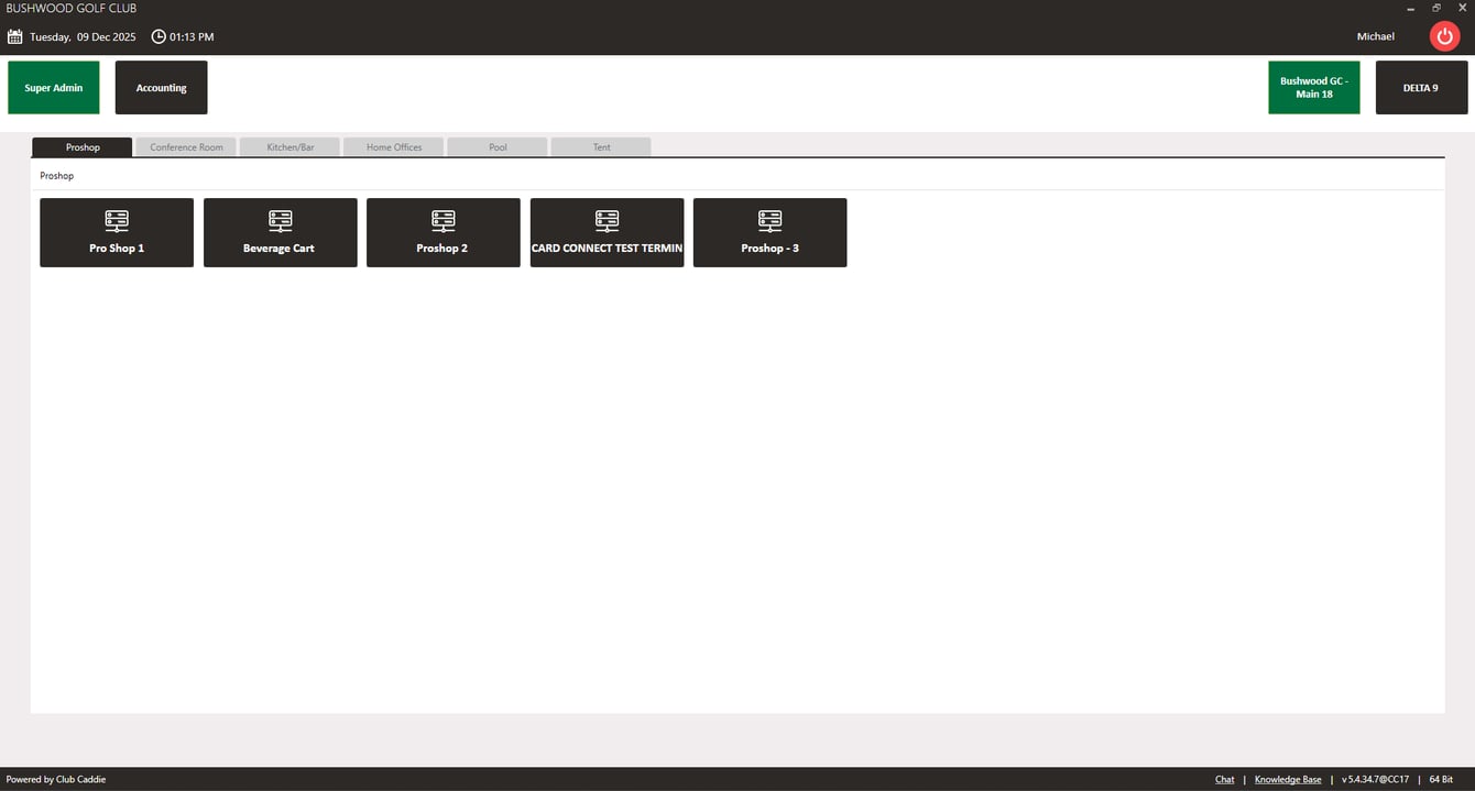 General : How to Login to Club Caddie